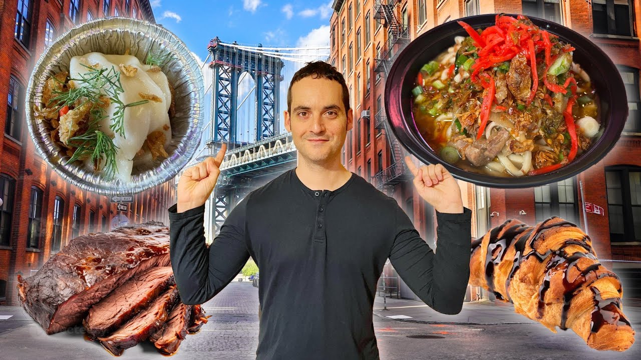 I discovered DUMBO's best street food!🍜