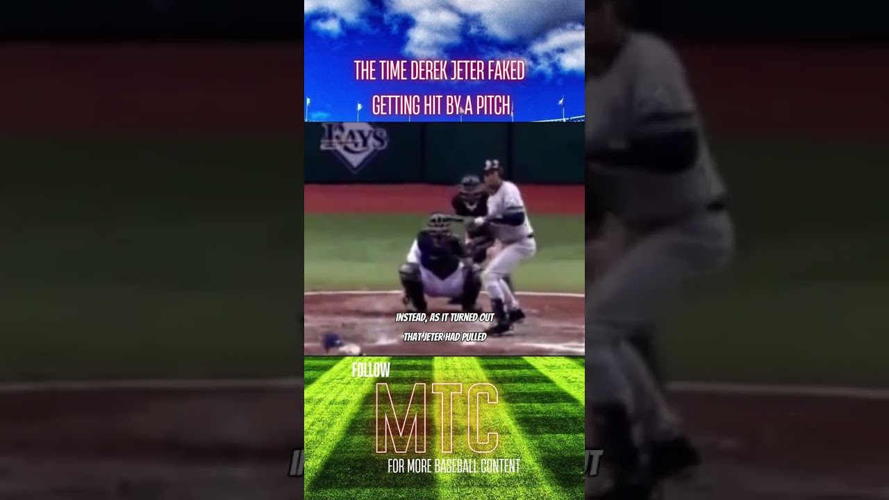 The time Derek Jeter faked getting hit by a pitch