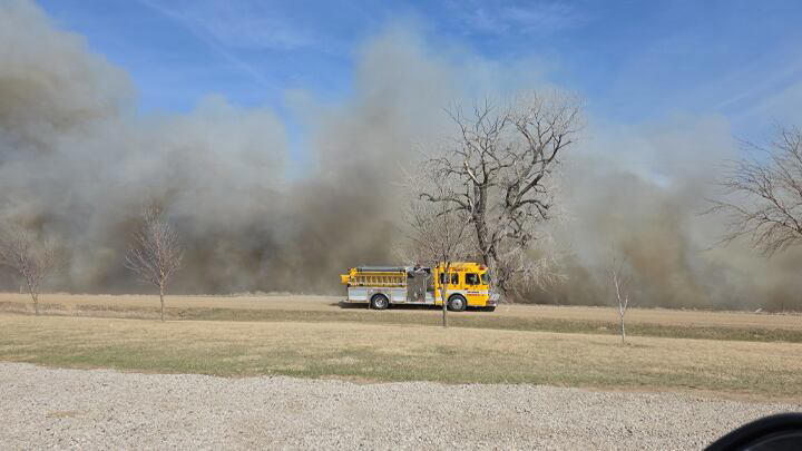 Western Iowa wildfire prompts evacuations, one person hurt