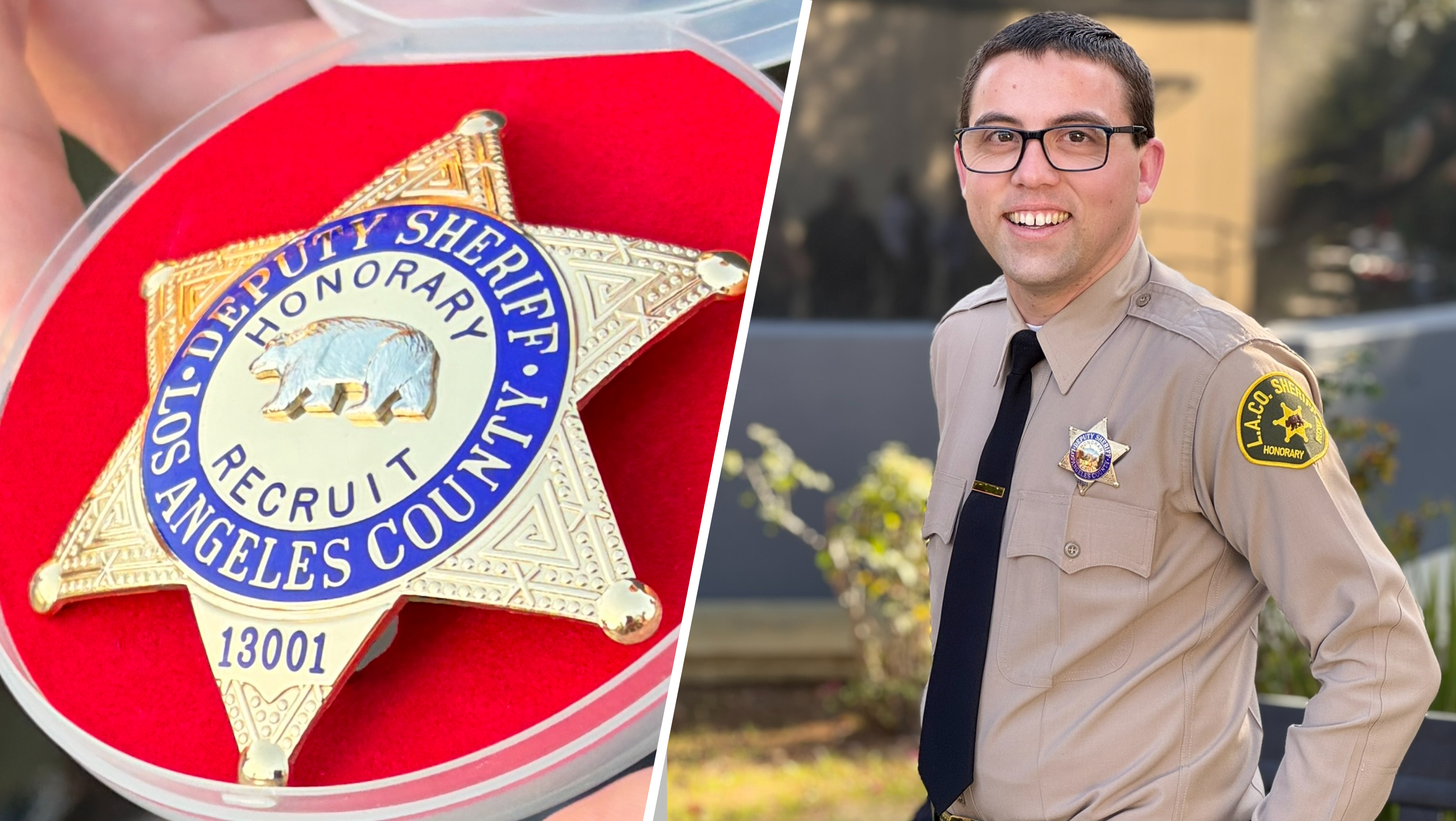 Special Olympics athlete named inaugural LASD honorary deputy