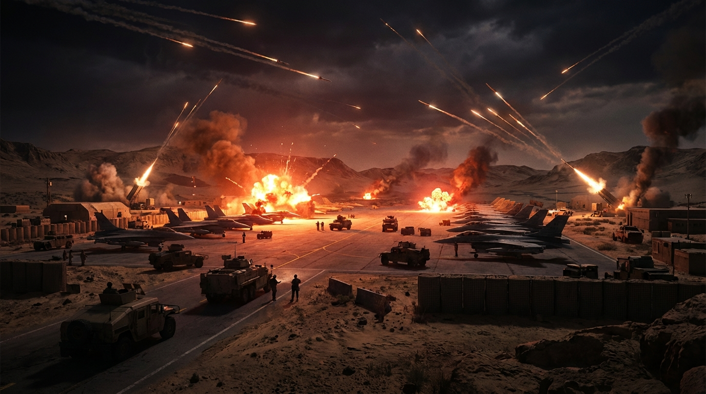 Iran strikes US air base in Saudi Arabia, wounds 12 American troops as ...