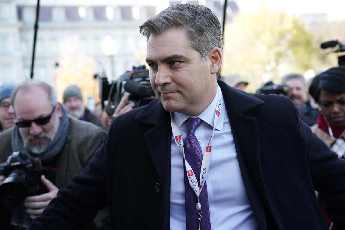 Jim Acosta reacts to 'No Kings' rally sign alluding to Trump dying ...