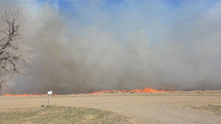 Western Iowa wildfire prompts evacuations, one person hurt