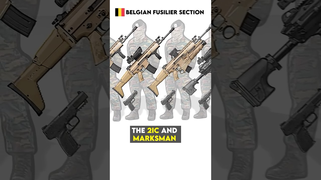 Belgium's infantry squad loadout