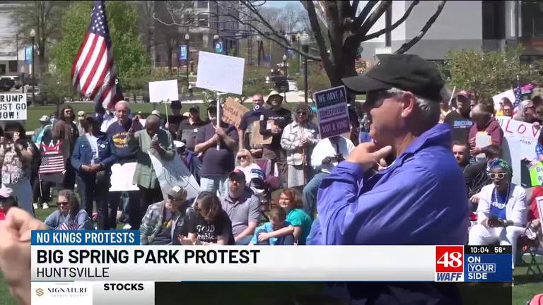 'No Kings' protests bring thousands together in the Tennessee Valley