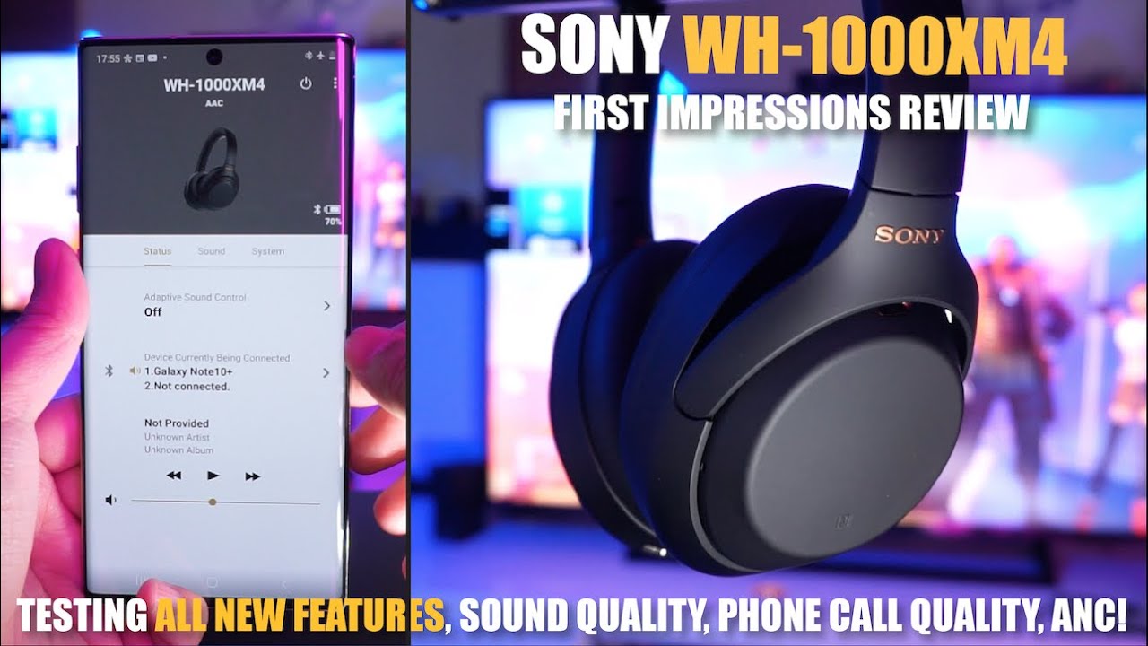 Sony WH-1000XM4 unboxing and first impressions review