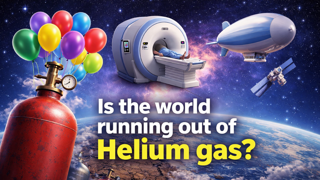 Up, up and away: Is the world running out of helium gas?