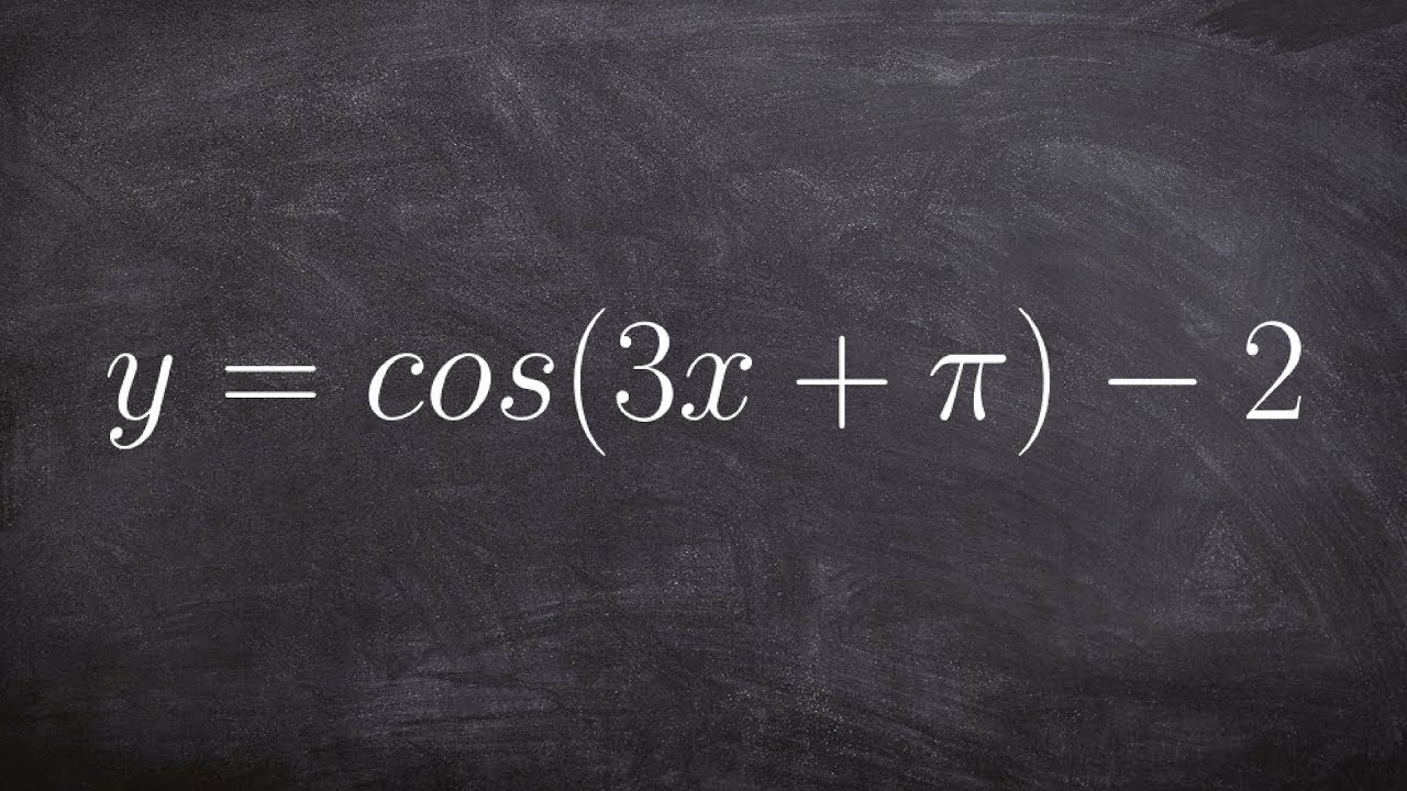 Learn how to graph the cosine function with a phase shift