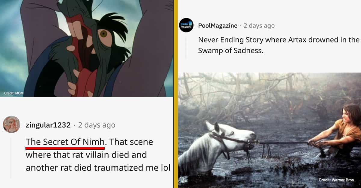 Childhood movies that left people traumatized