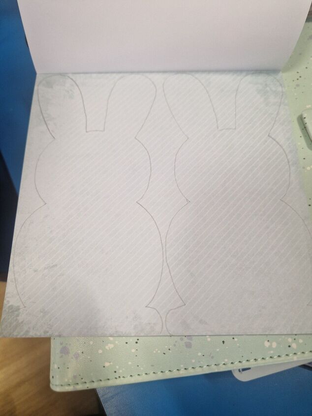 Improved paper bunny bunting
