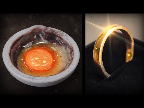 Gold upcycling: Turning scrap gold into wedding bands