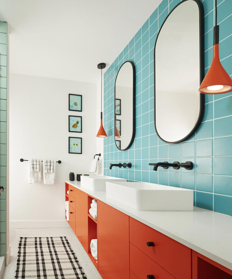 Benjamin Moore's four most popular bathroom colors