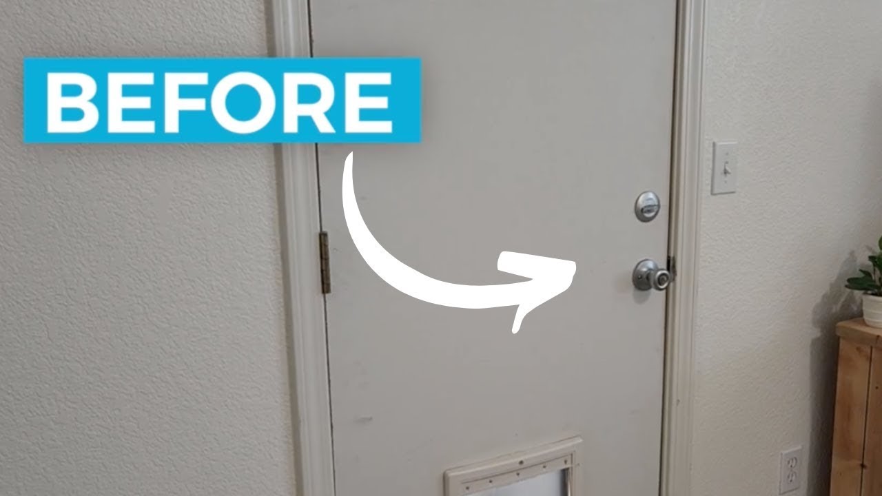 Do this to your front door for $12! (Brilliant!)