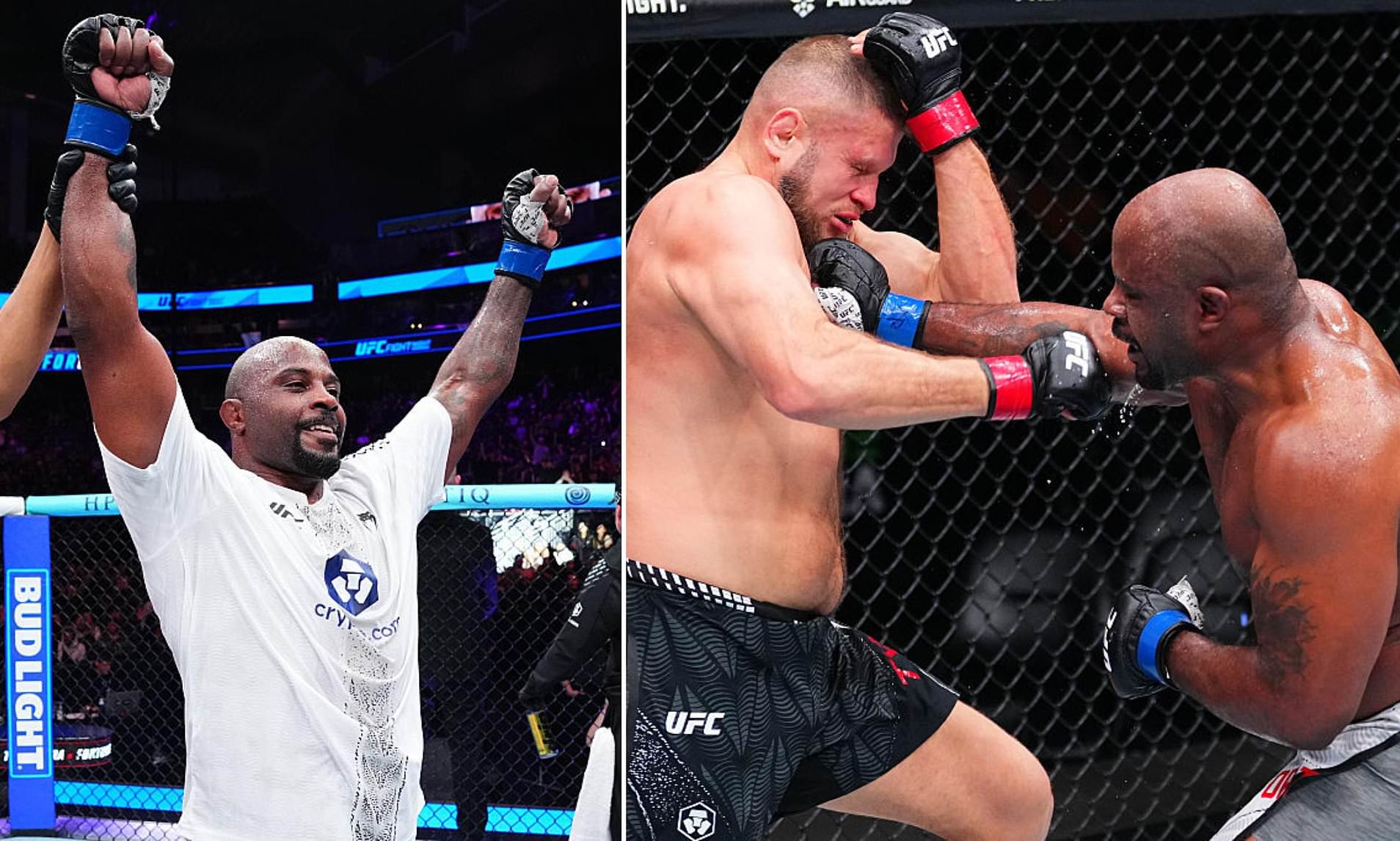 Awkward moment UFC star is forced to return to the octagon after ...