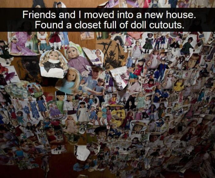 Warning: Creepy things people found in their homes
