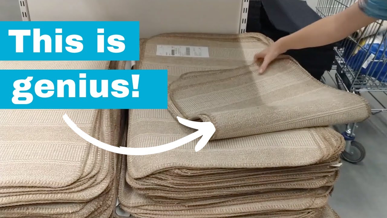 Get new home decor on a low budget with this $2.99 IKEA rug hack!