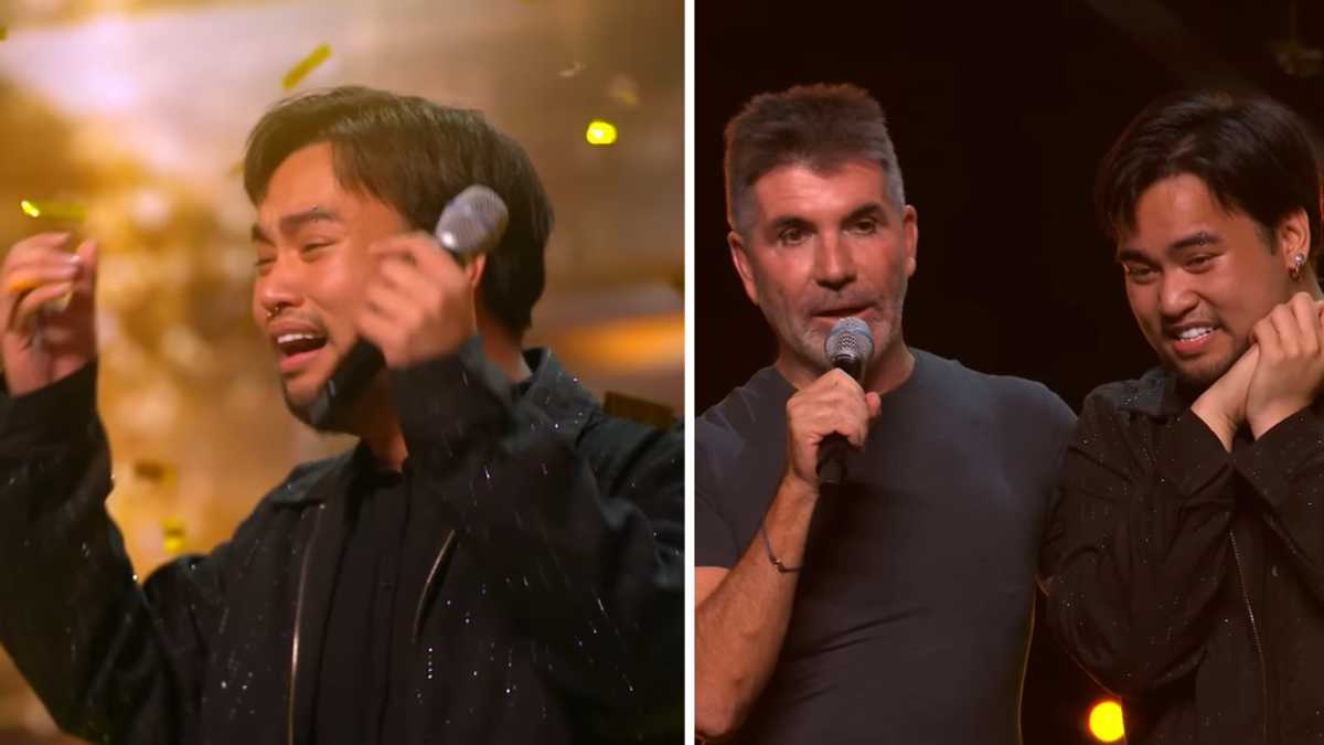 Filipino singer Matty Juniosa gets golden buzzer from Simon Cowell on ...
