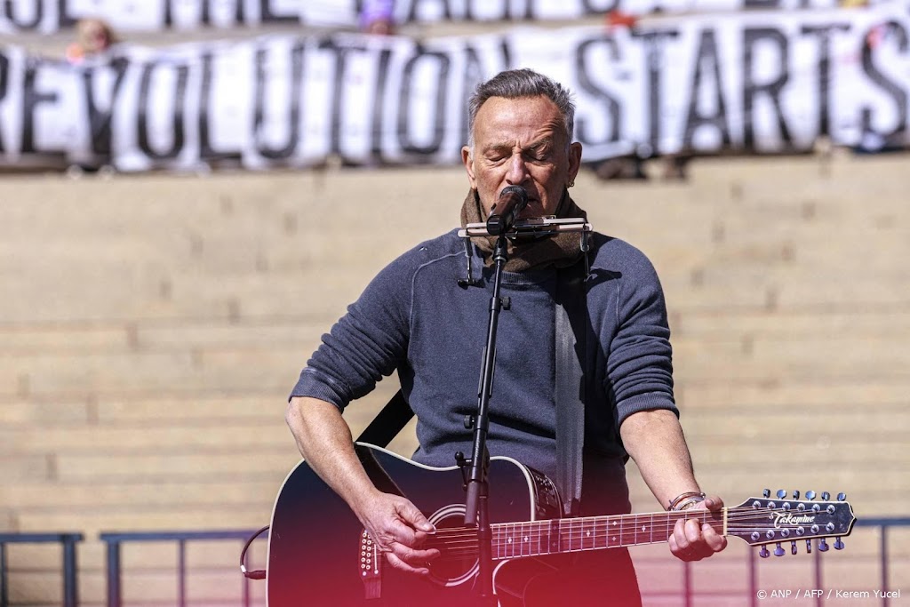 Bruce Springsteen treedt op bij No Kings-protest tegen Trump