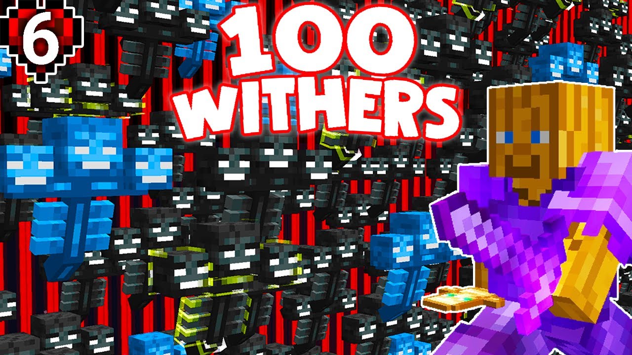 100 withers vs hardcore player