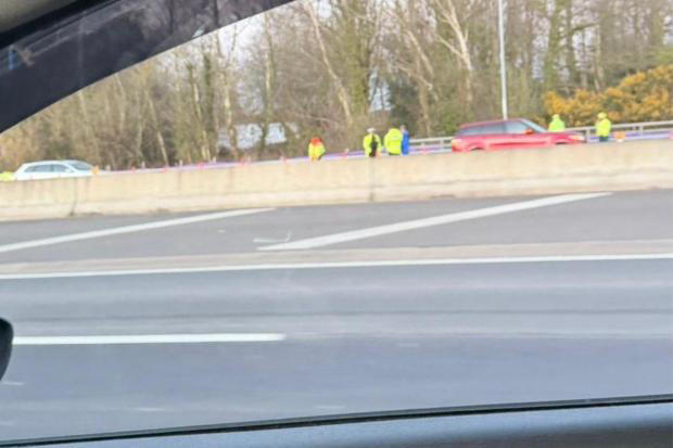 Driver attacked on M27 after crash, police say