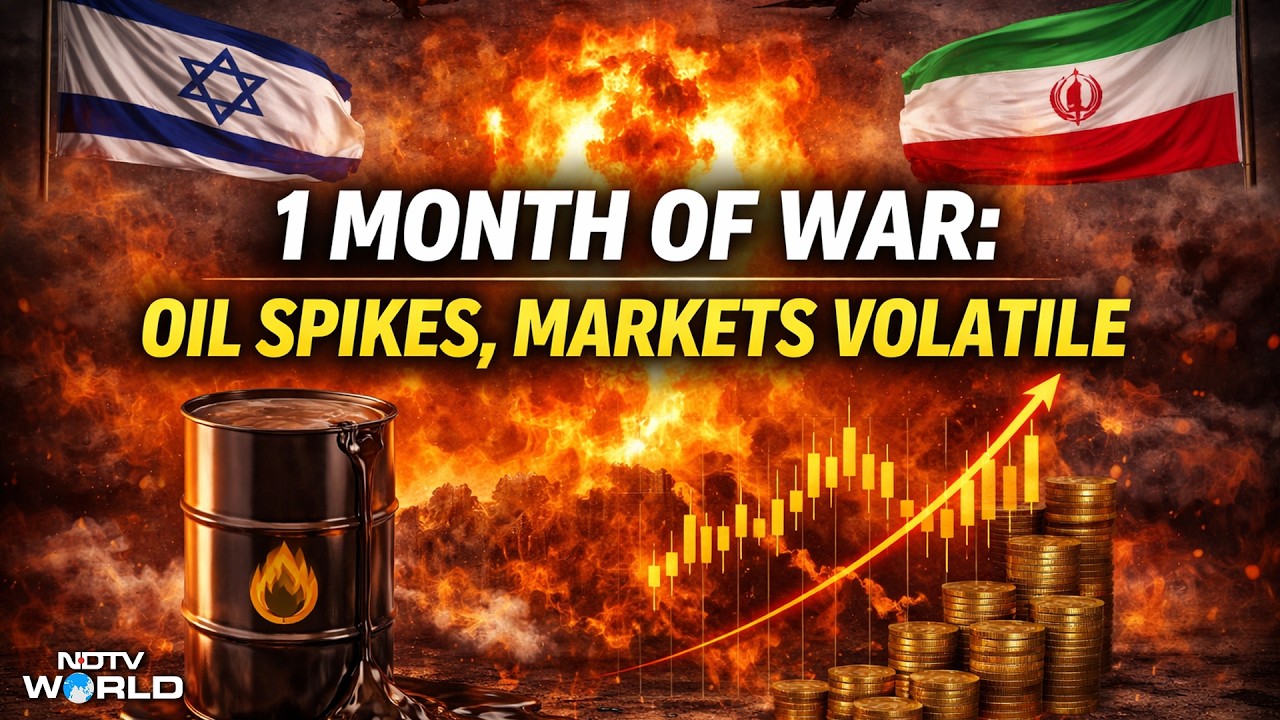 Middle East war news: 1 month of war: Oil spikes, markets volatile ...