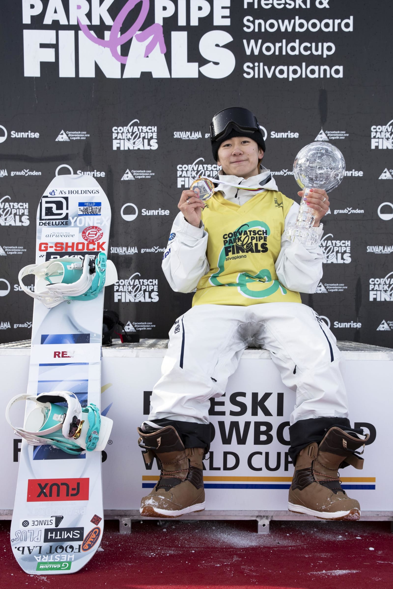 Snowboarding: Japan's Olympic champ Totsuka secures World Cup titles