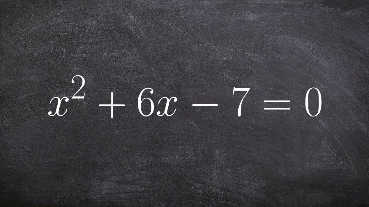 Learn how to solve a quadratic using completing the square