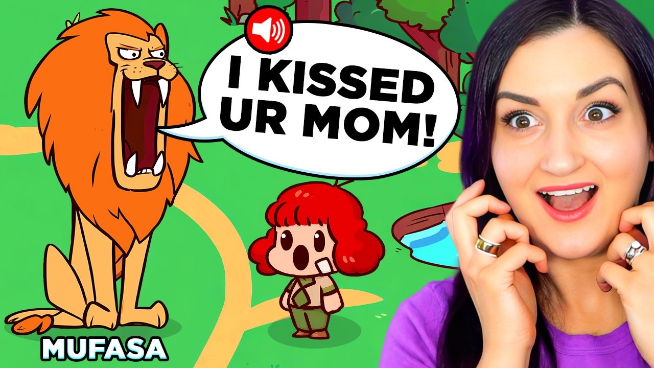 I voiced every animal at the zoo 😱