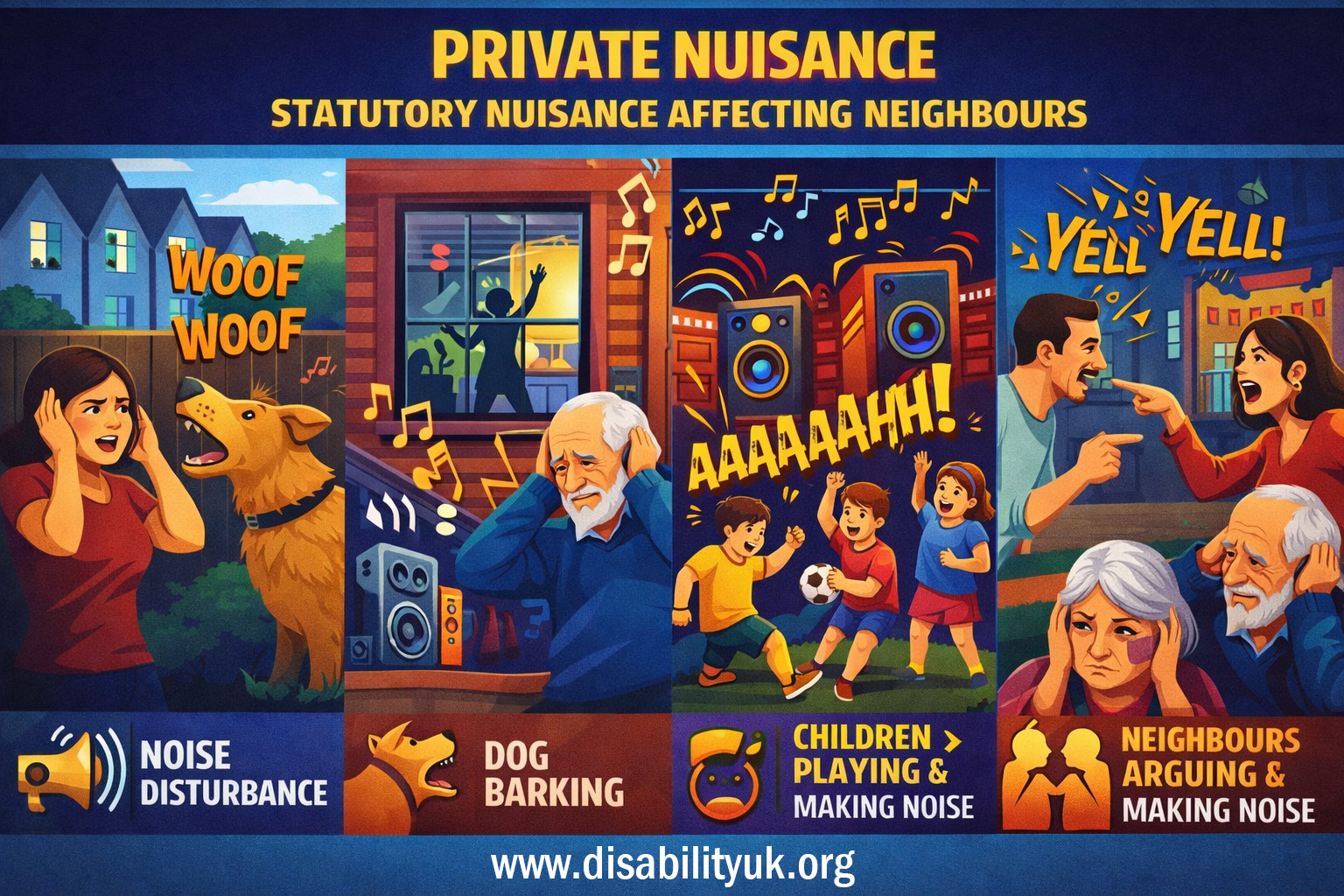 Private nuisance and your rights: Noise, disturbance, and living ...