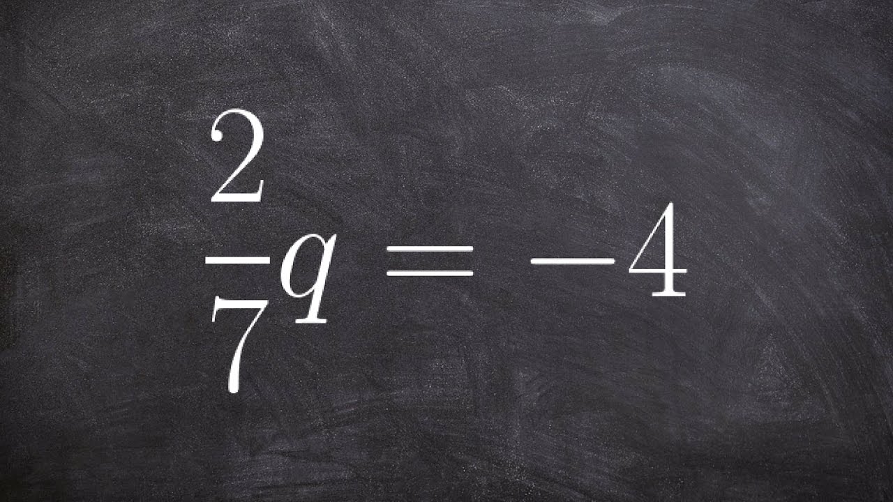 Solving a one-step equation with the reciprocal