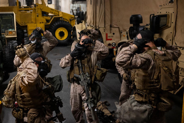 Little-known Marine battle group deployed from California to Middle ...