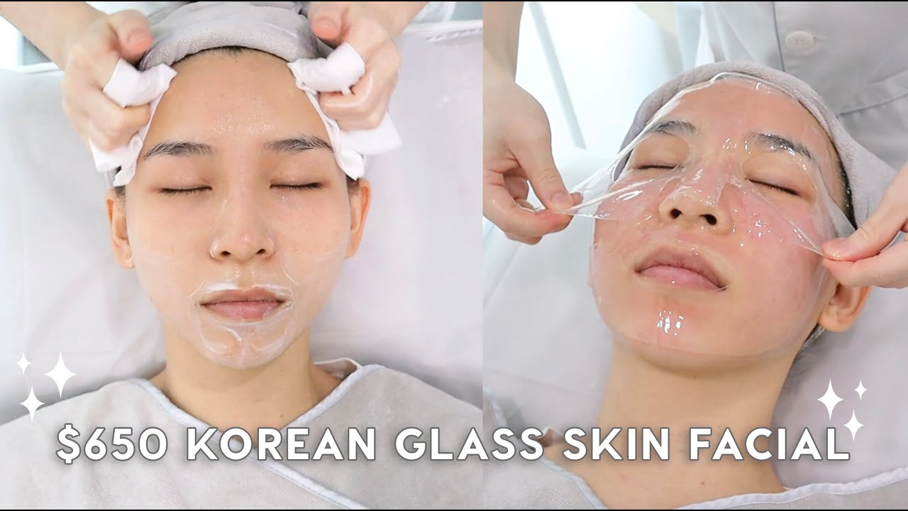I got a $650 Korean glass skin facial