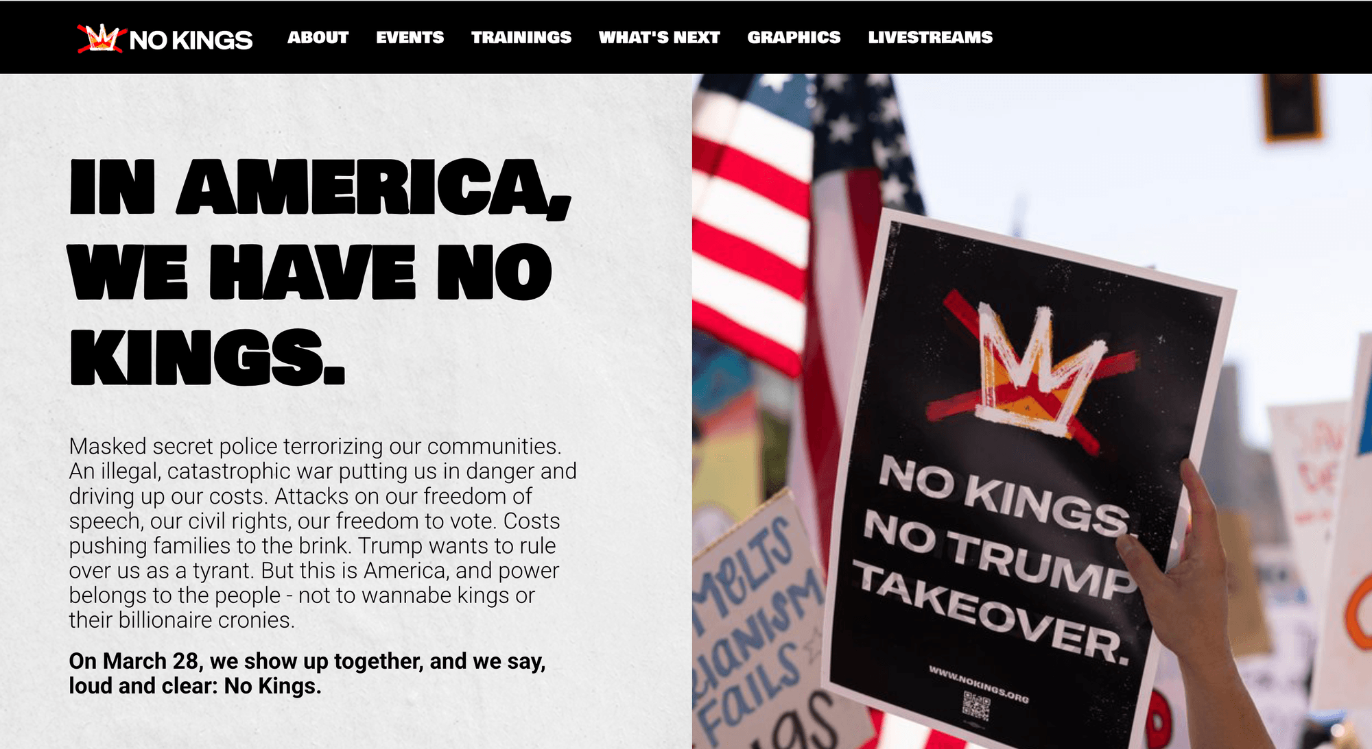 What does 'No Kings' protest mean? The latest mass demonstrations in ...