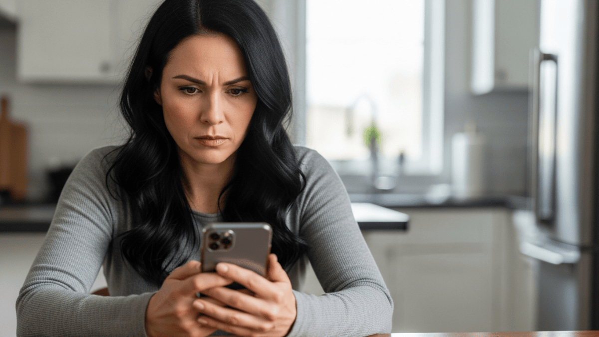 One message changed everything: how I discovered what my husband was ...