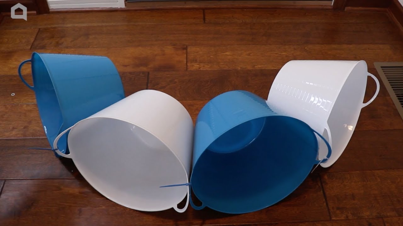 Tie 10 buckets together for a brilliant storage idea we never would ...