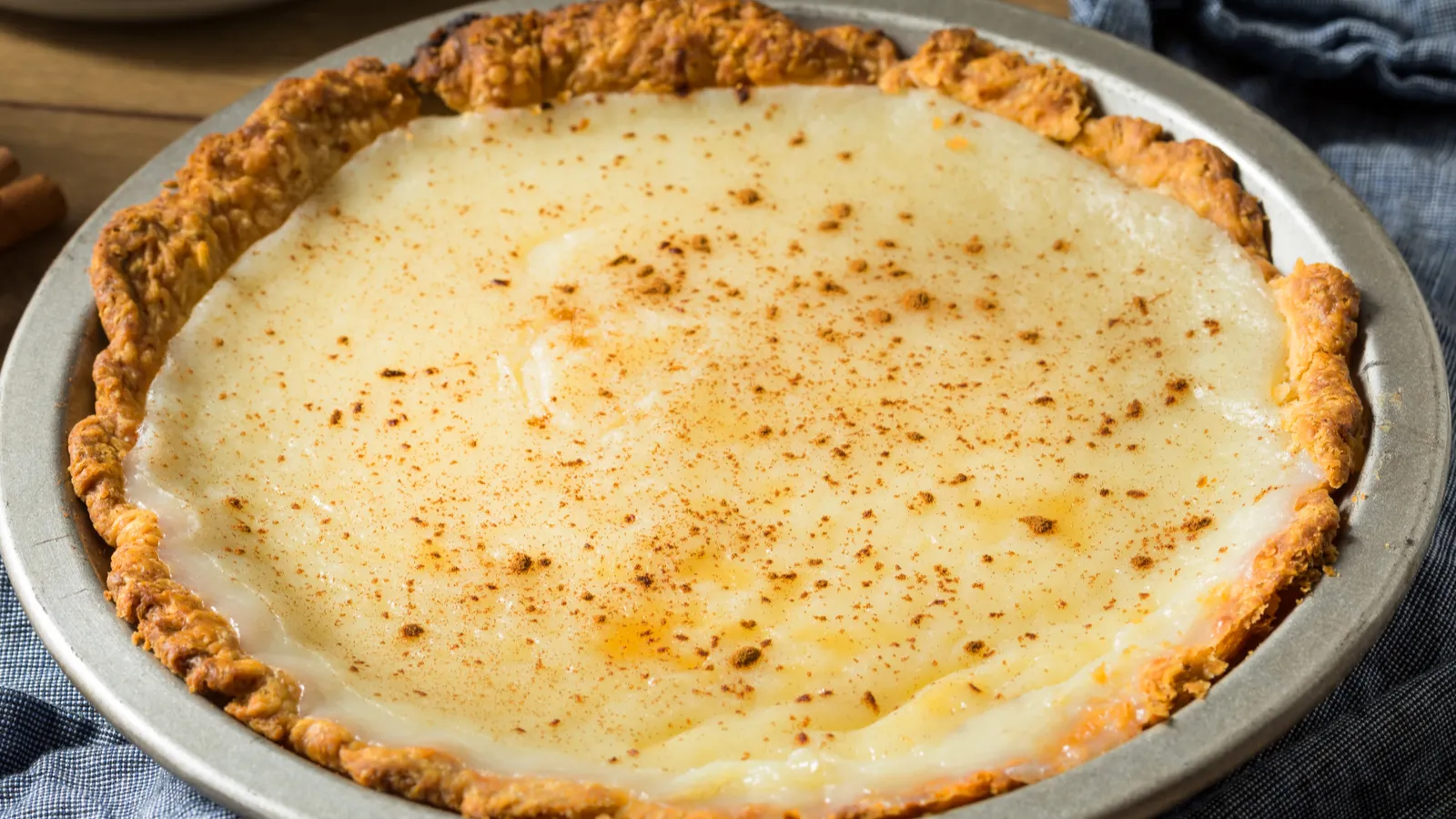 This creamy sugar pie might be the easiest dessert you’ll ever make