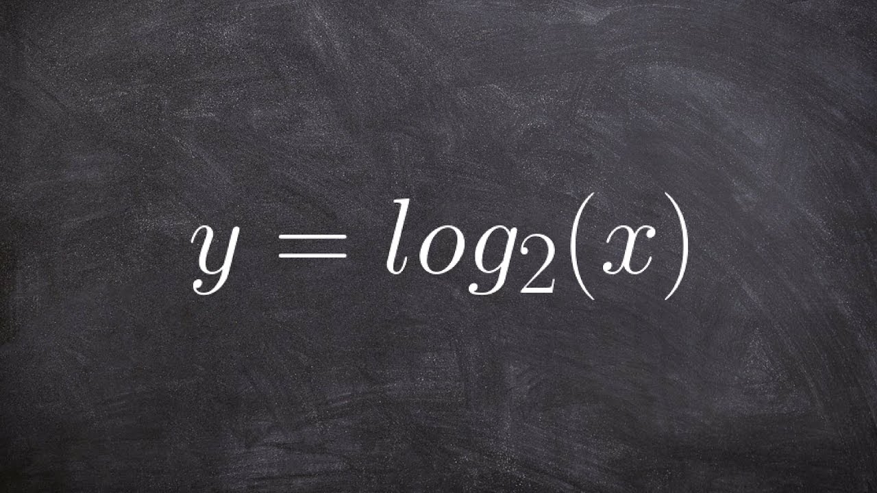 How to use a table to graph logarithmic function