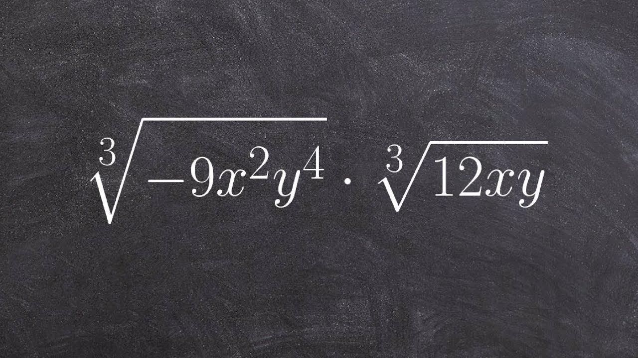Learn how to multiply the cube root of two radical expressions