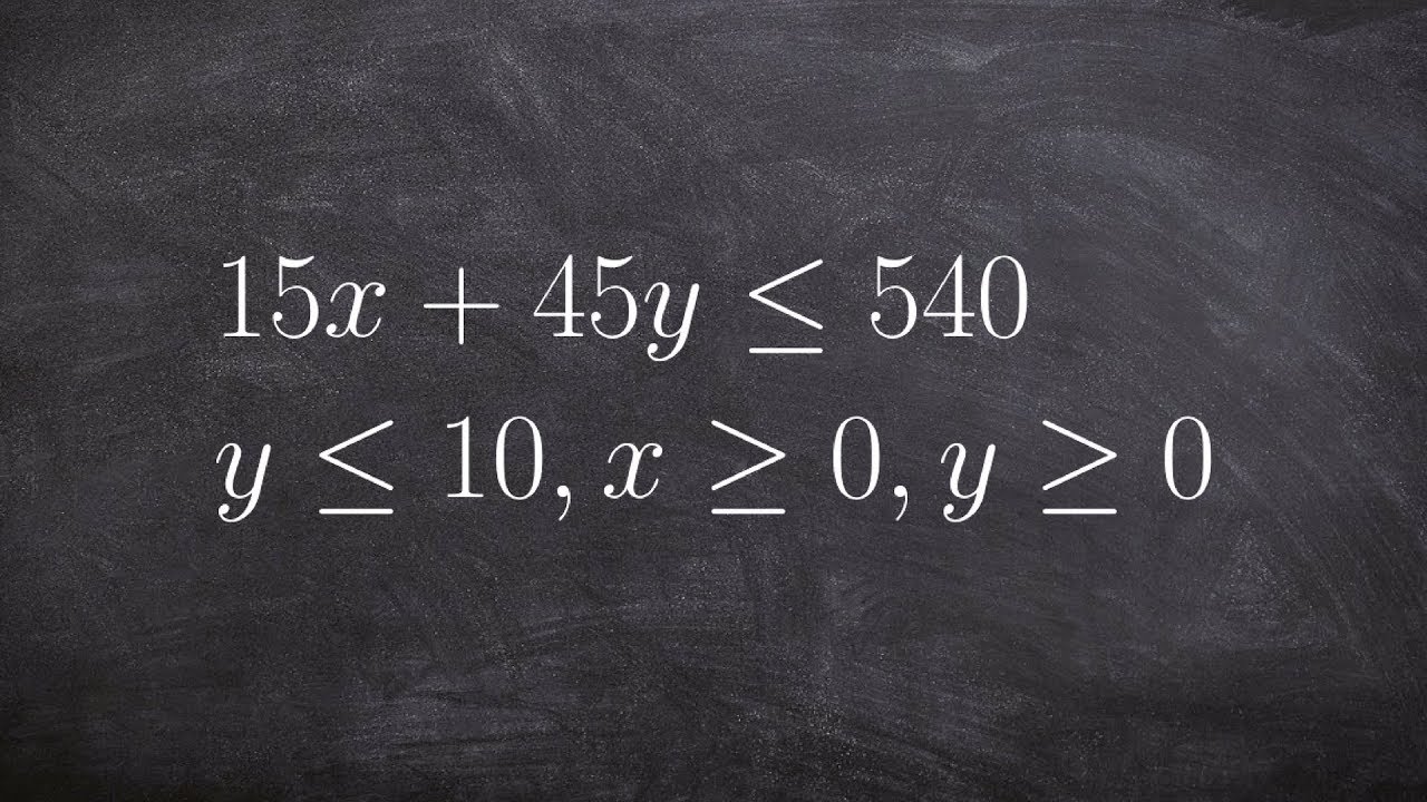 How to solve a word problem for linear programming