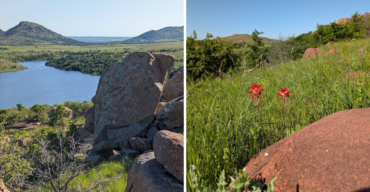 This hidden Oklahoma trail winds past ancient granite peaks and rugged ...
