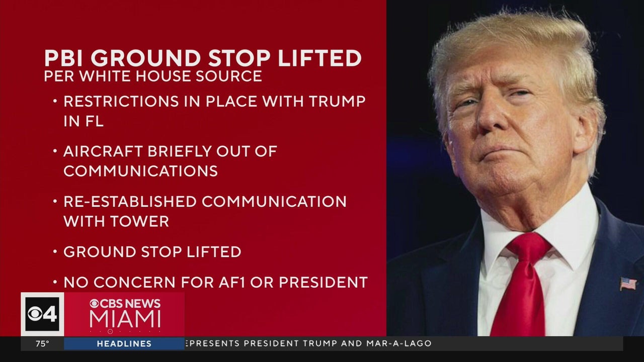 Ground stop lifted after security scare near Trump’s Air Force One at ...