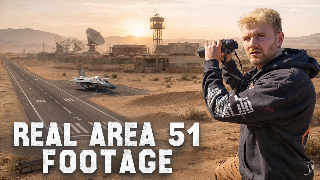 Real footage from inside the Area 51 mystery