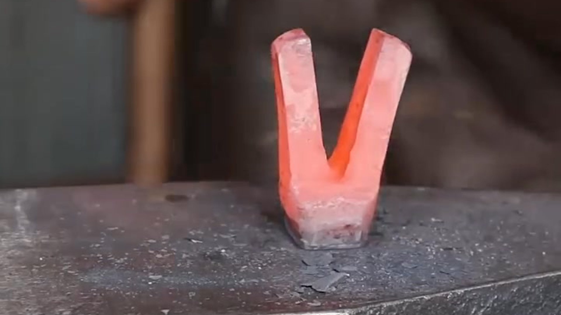 Turning salvage steel into a bending fork