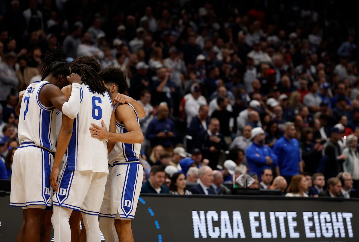 Last-second turnover, UConn three sends Duke home in Elite Eight
