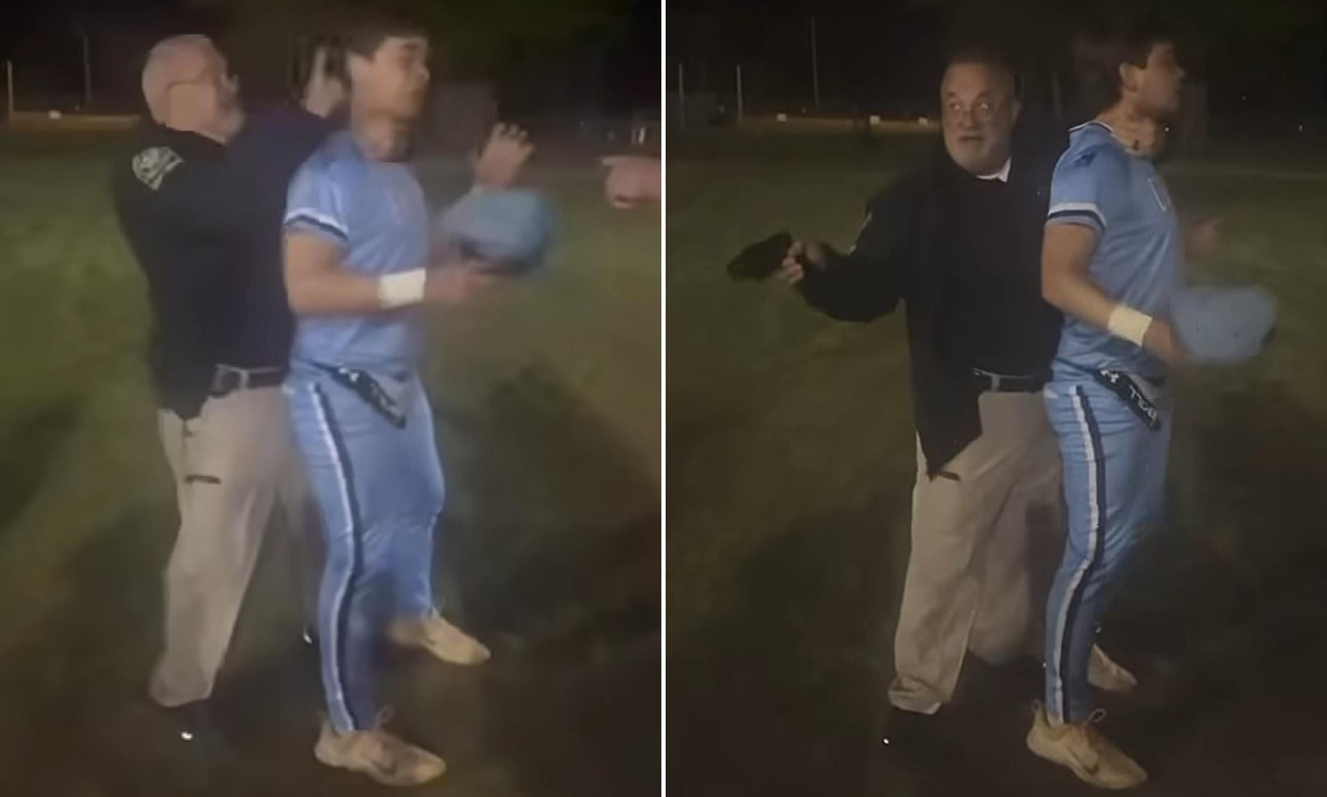 Shocking moment school cop smacks young baseball player in the head ...