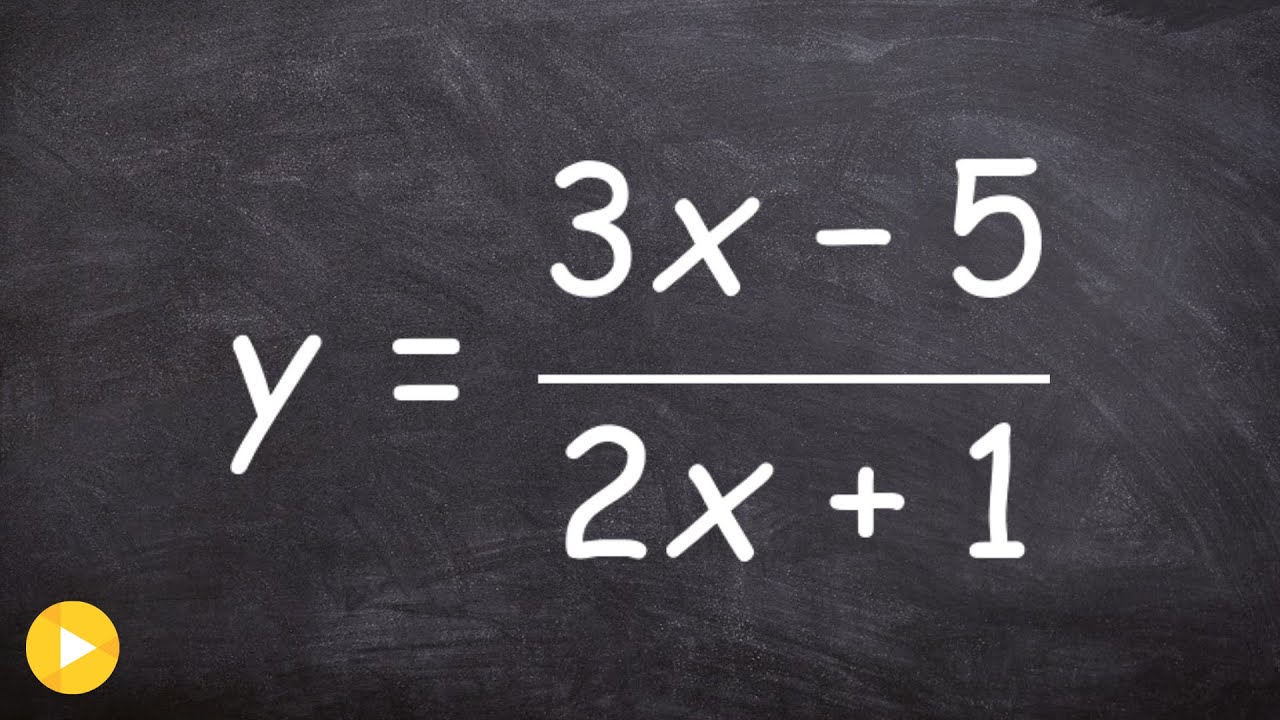 Find inverse of a rational equation with two variables in numerator and ...