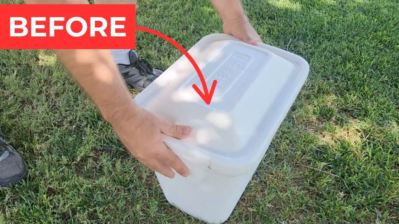 Grab a Walmart cooler for this brilliant new fall garden idea!