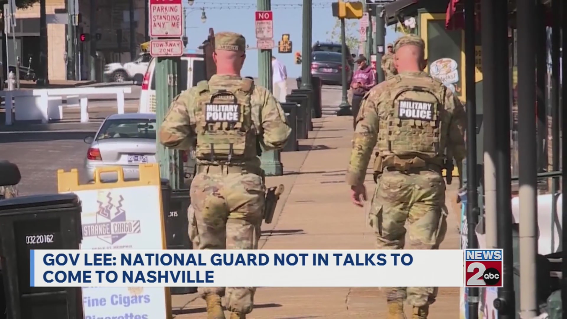 Gov. Lee: National Guard not in talks to come to Nashville
