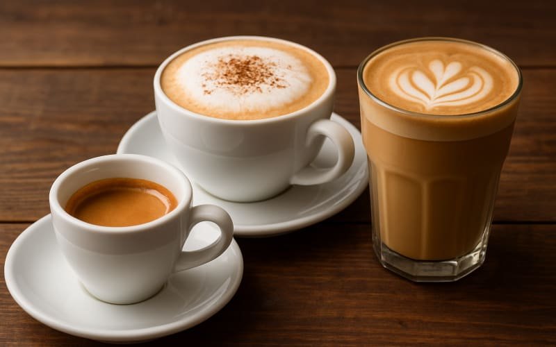 The most popular hot coffee drinks