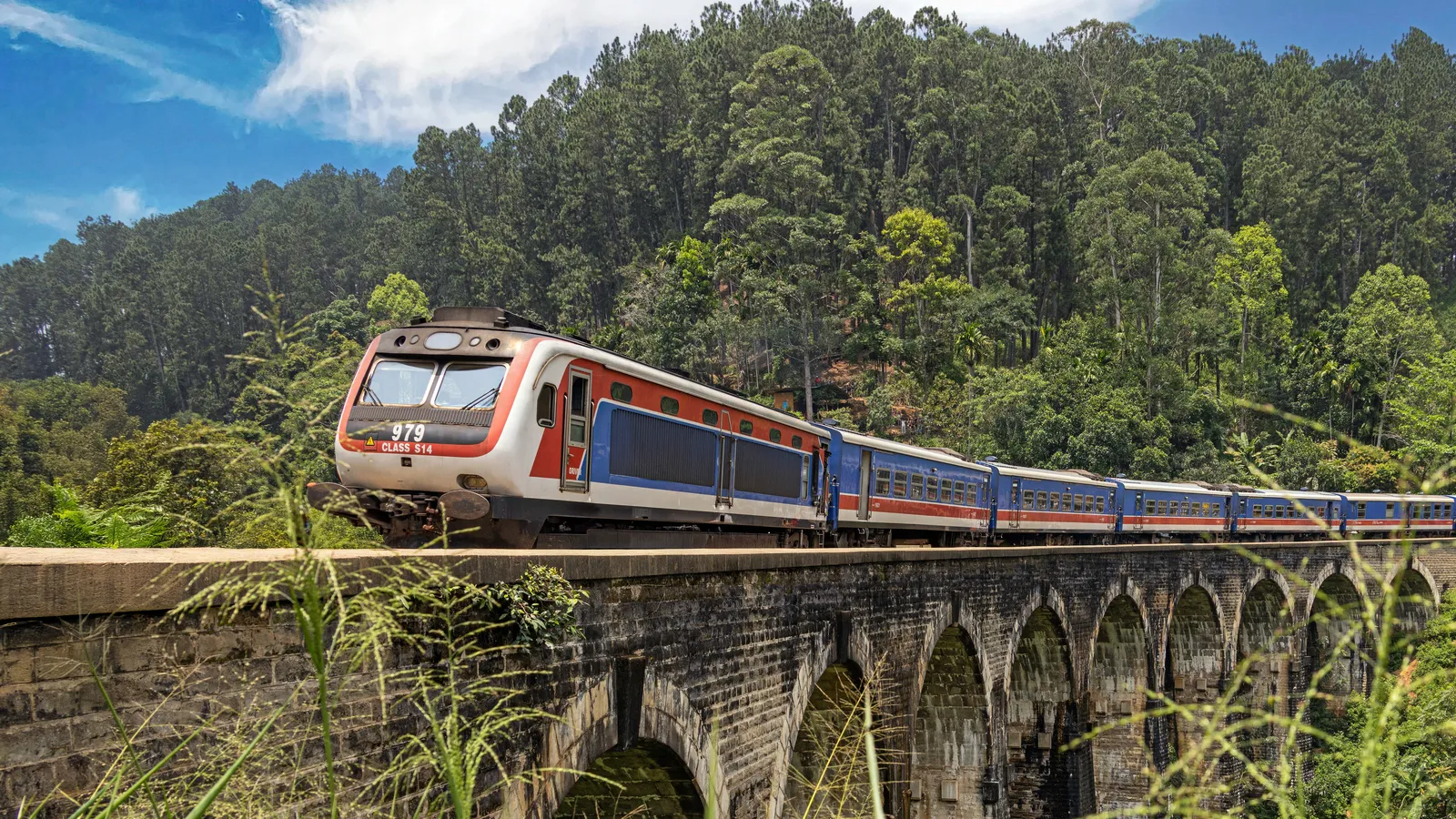 This train route showcases classic American landscapes across multiple ...